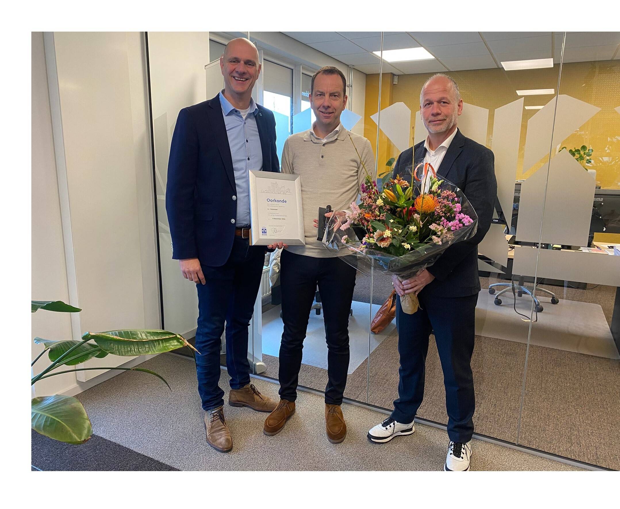 Jeffrey Gremmen - 25 Jaar Makelaarschap bij de NVM | Van der Krabben ...